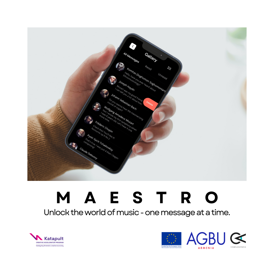 The authors of the “Maestro” app, Lucy and Arus, want to make classical music education more ...